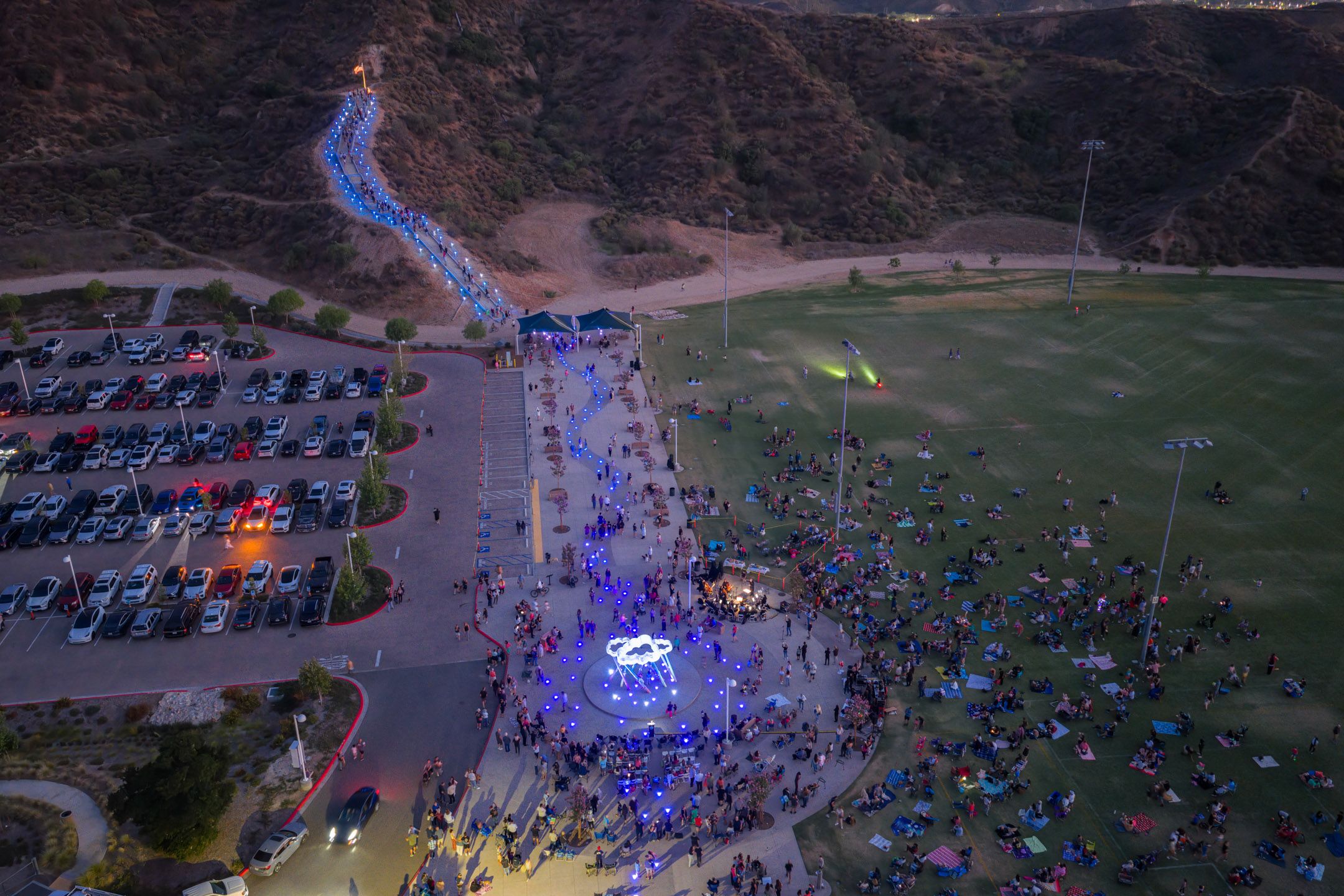 River of Lights in Santa Clarita | Lumascape Project - Portfolio | Lumascape